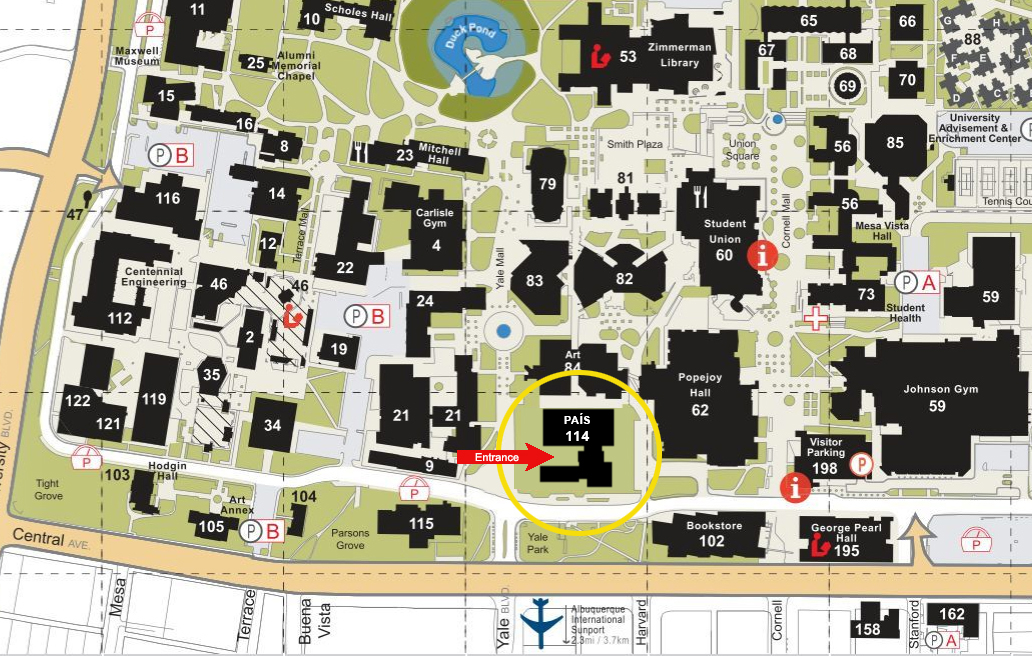 P&A Campus Location - Department of Physics and Astronomy | The ...